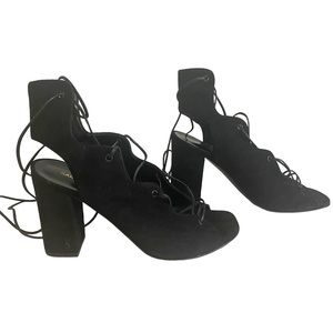 Saint Laurent | Shoes | Saint Laurent Babies Suede Lace Up Sandal ...